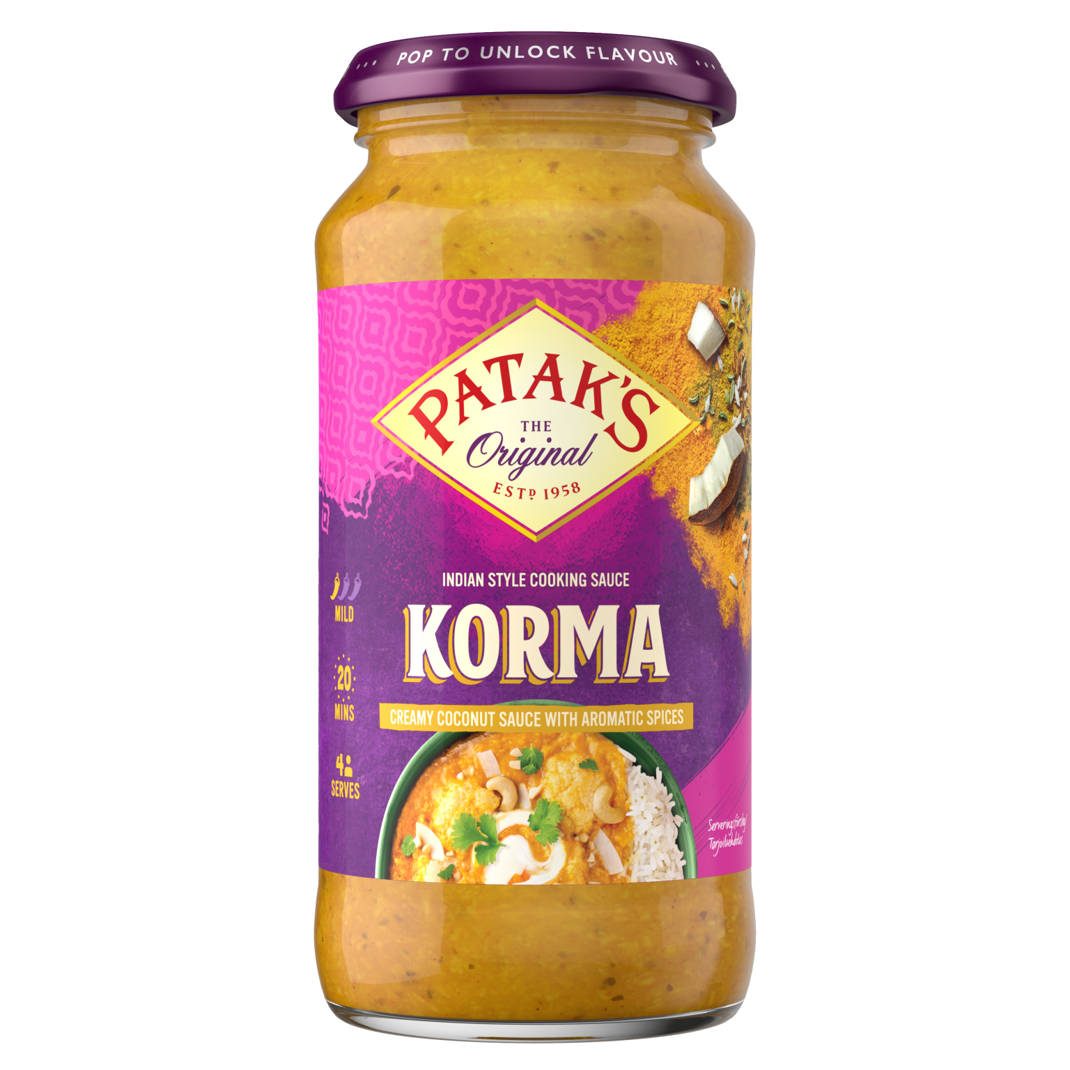 Korma matlagningssås – Pataks